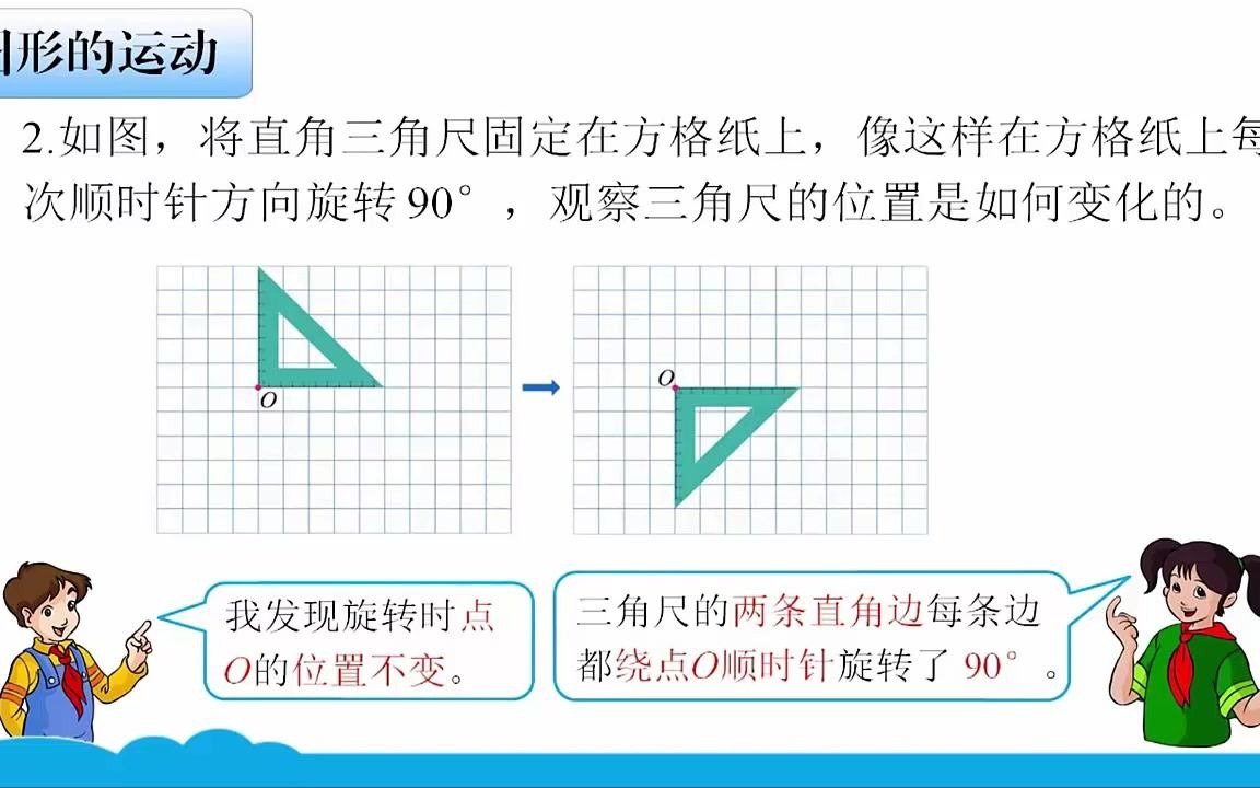 人教版小学数学同步精讲课程,五年级下册,图形的运动