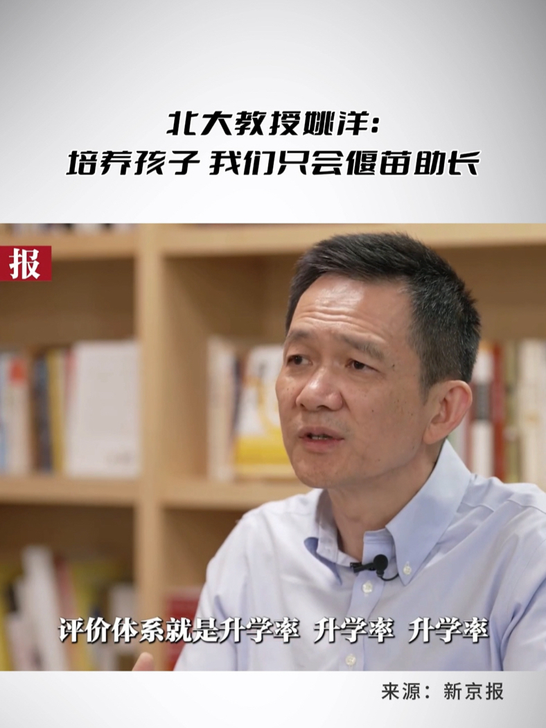北大教授姚洋:培养孩子,我们只会偃苗助长