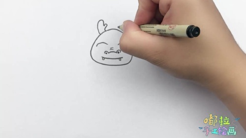 怎么画11秒画一只龙简单又漂亮,简单的小幼龙画法,画可爱的小龙
