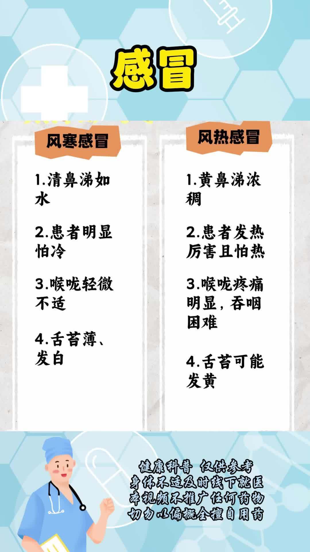 感冒流鼻涕,到底是风热还是风寒?