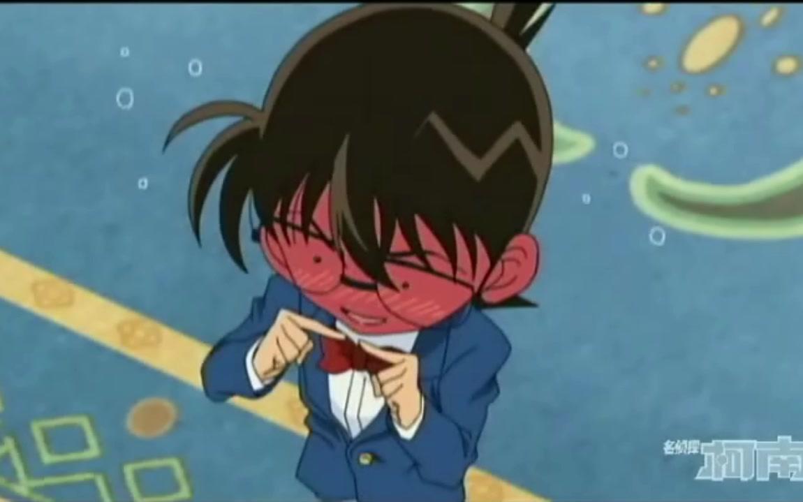 盘点柯南和小兰一起“洗澡',聪明睿智的柯南也把持不住流鼻血了。