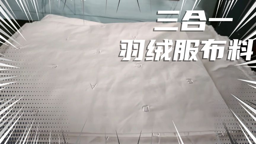 有了三合一羽绒服布料,做羽绒服就更简单了