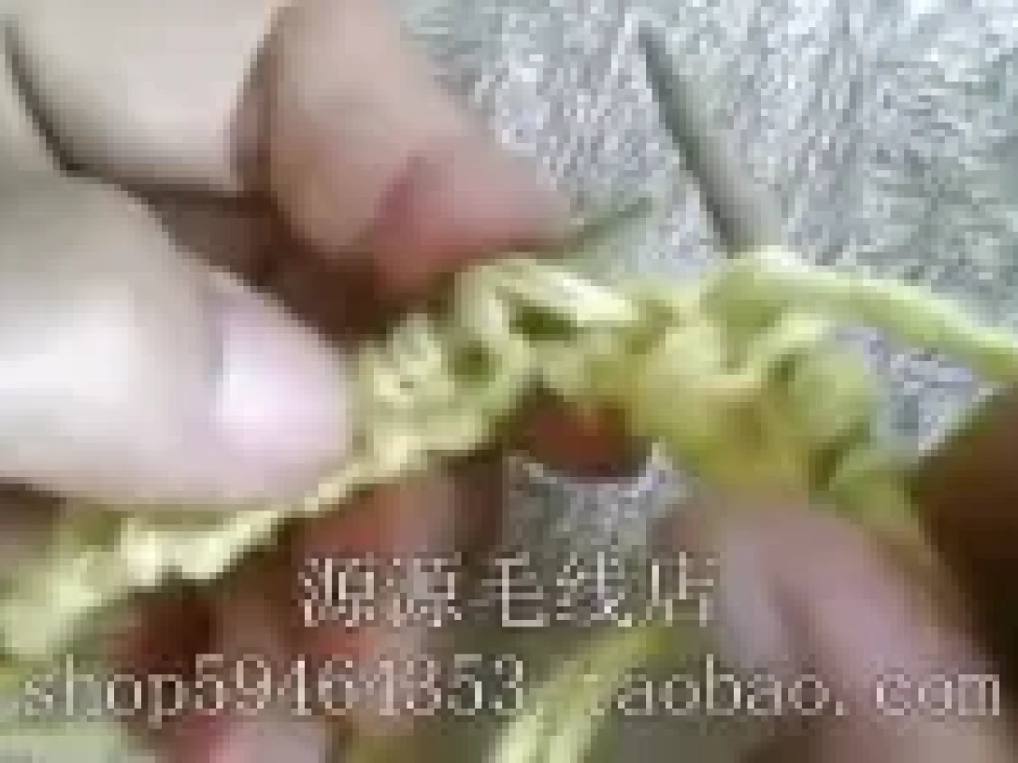 源源毛线店 双元宝针的织法 | 棒针基础教程 宝宝毛衣 披肩 围巾 手套