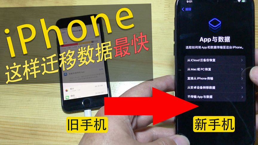 iPhone迁移数据最快的是那种?120GB数据实测对比iTunes备份还原