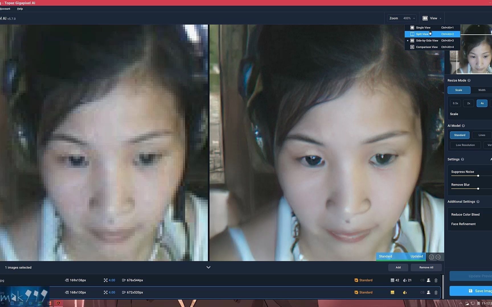 Topaz AI Gigapixel 5.7.0【AI图像放大清晰锐化测试】
