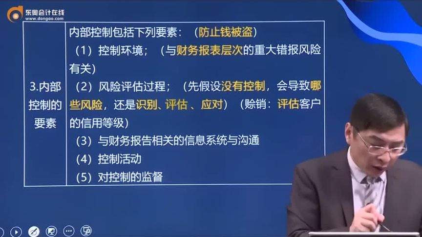 #cpa审计 #风险评估 了解被审计单位内部控制——内部控制五要素