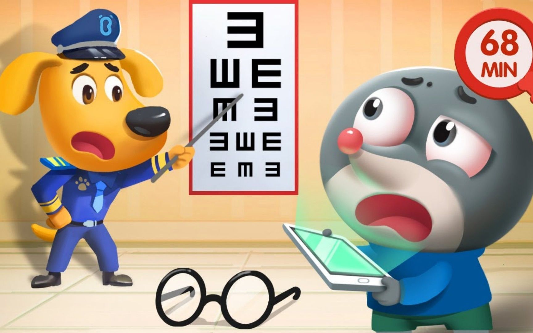 益智动画:小宝贝们要爱护你的眼睛哦,一起养成生活好习惯!