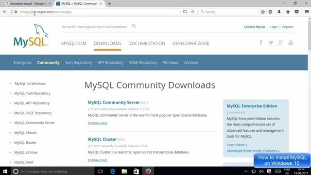 如何在windows10上安装mysql,一个视频告诉你!