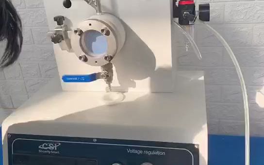 防护服合成血液穿透测试仪-独家拍摄,现场实拍操作流程拍摄记录,上海...