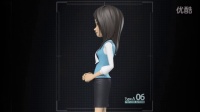 AE模板-3D卡通人物解说员手势演示动画 Presentation With Cathy ...