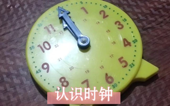 认识时针和分针,为了能看懂区分还特地买了手表戴。