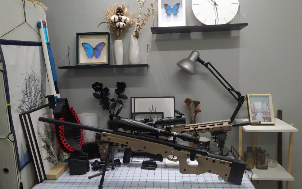 捷鹰软弹玩具AWM与MSR的细节介绍