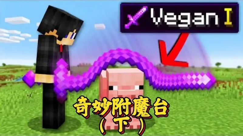我的世界:利用奇妙附魔台打造奇葩道具