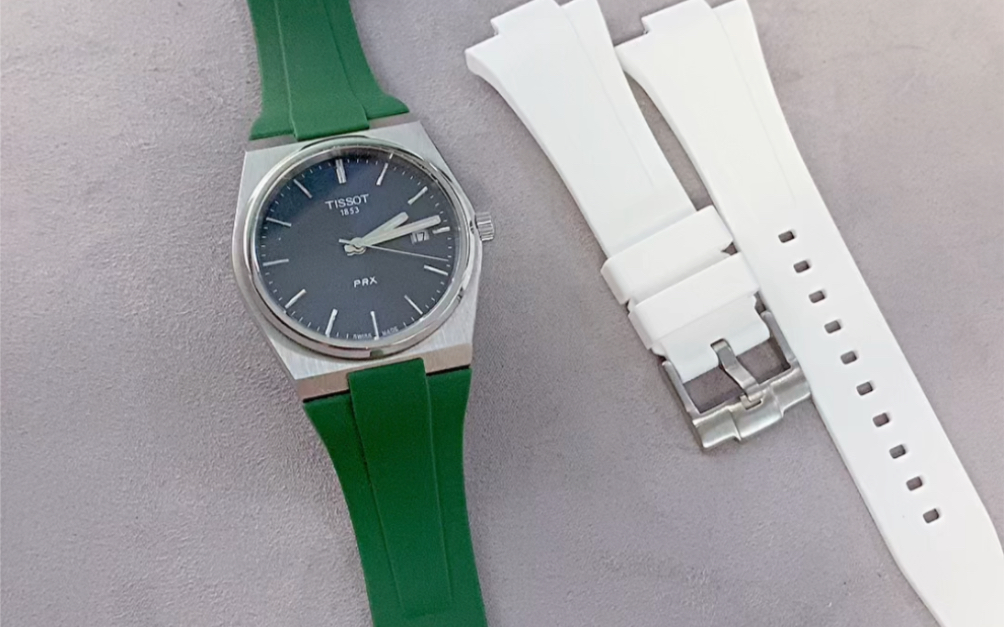 天梭PRX超级玩家系列表带拆装替换教程 双头快拆开关耳2.0