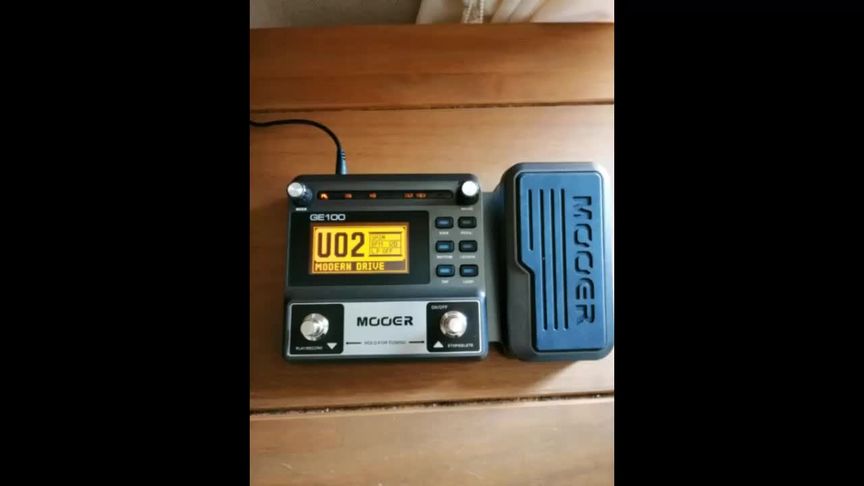 入门级综合效果器GE100音色试听,附参数 #电吉他教学