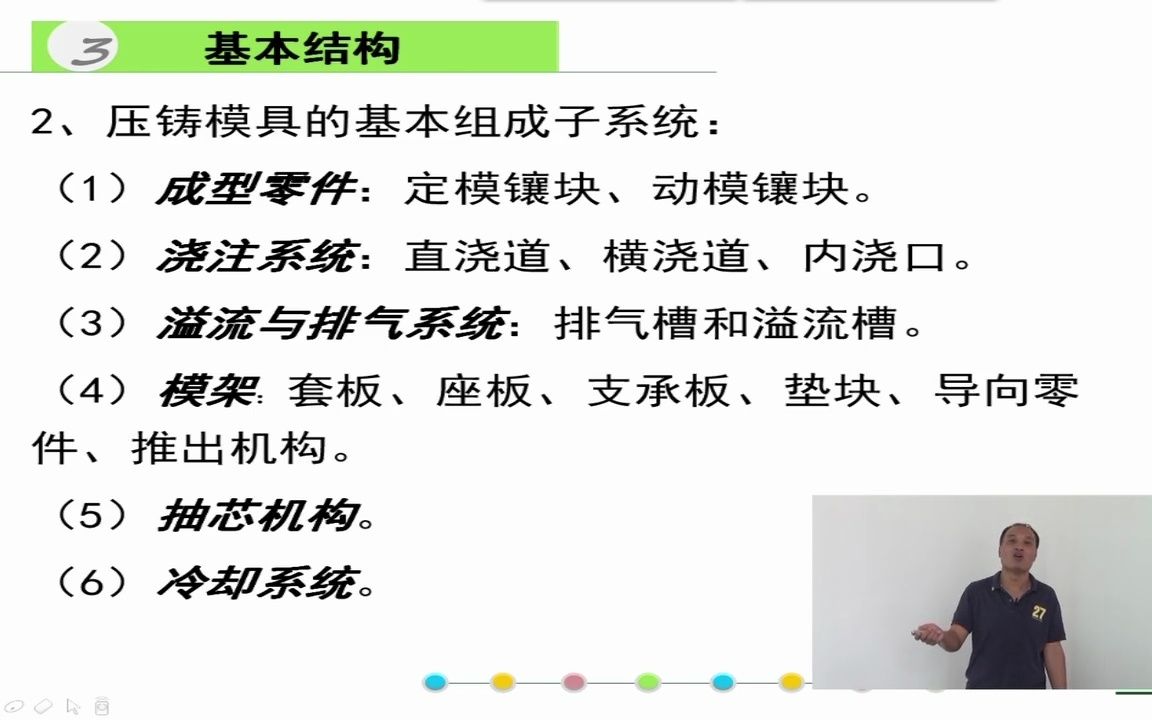 2.5.1 压铸模具基本结构