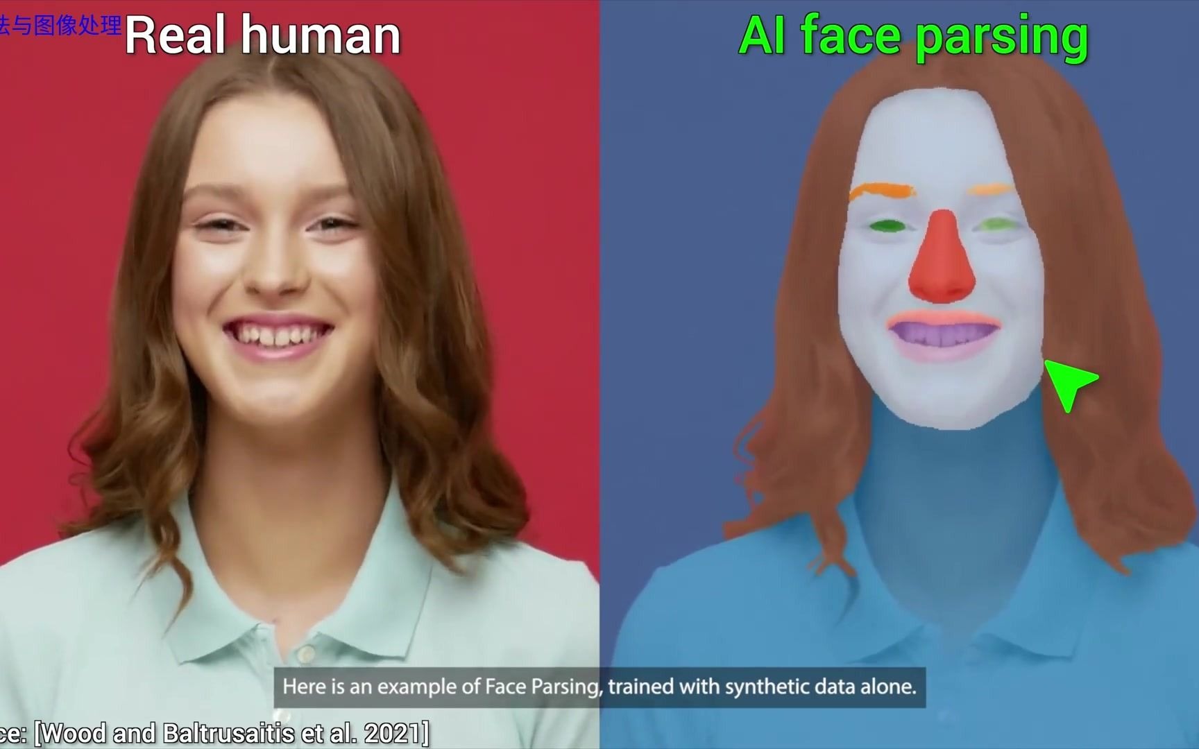 微软 AI 人脸解析!使用从未见过的合成数据![Two Minute Papers]