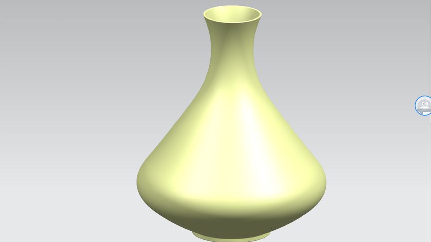 UG 建模 100 例 花瓶建模思路