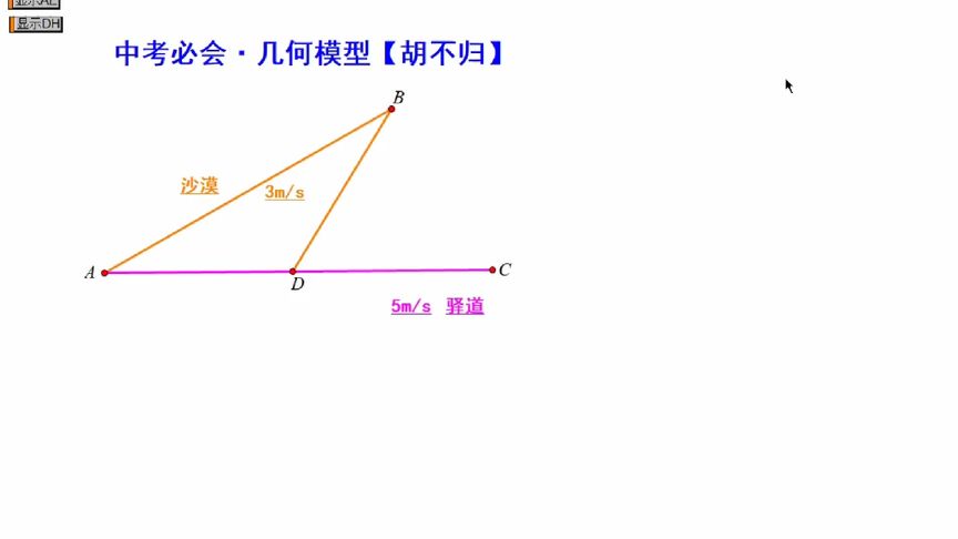 中考必会几何模型—胡不归