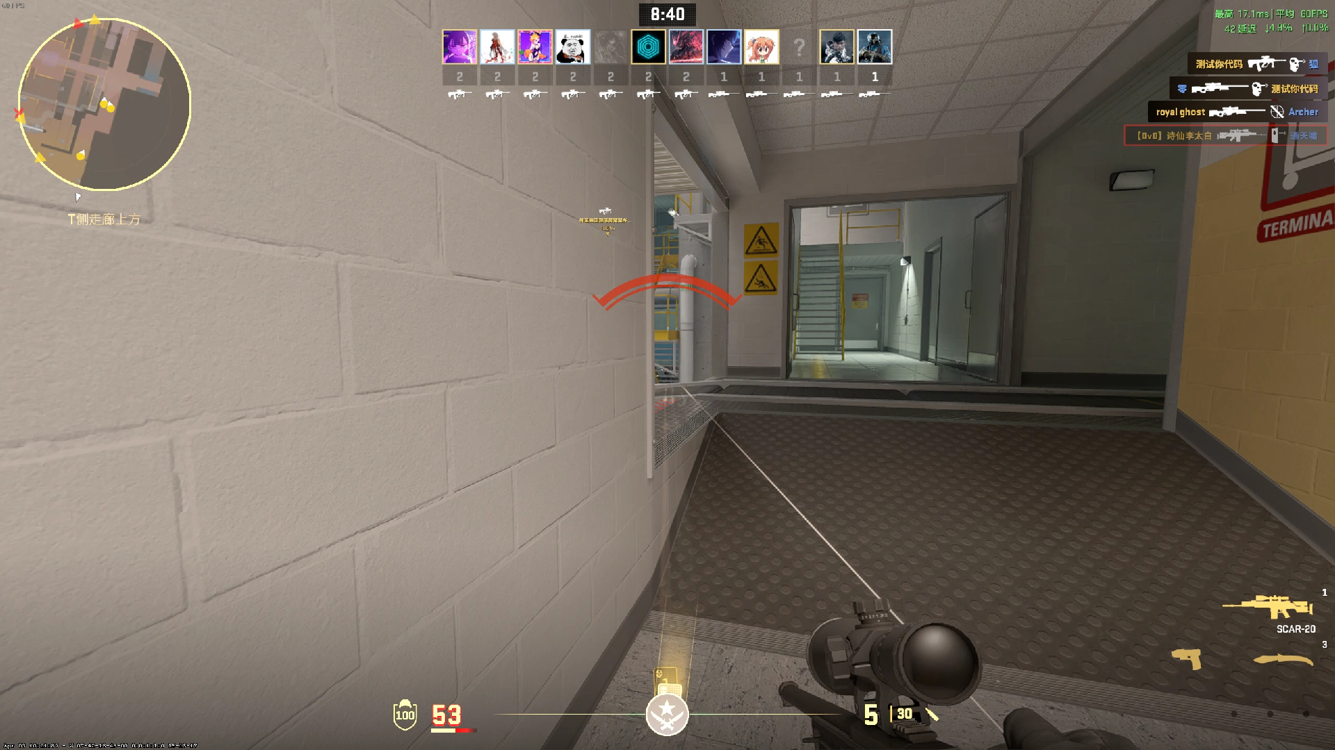 [Counter-strike 2]军备竞赛体验过程1_哔哩哔哩bilibili_第一视角