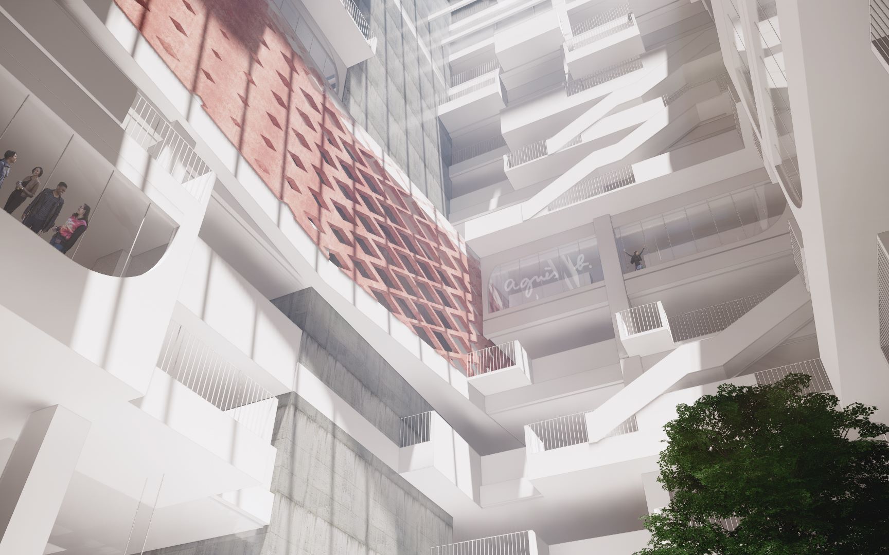 【Nearly白模】极速渲染之第一次试用之高层建筑设计之课程作业