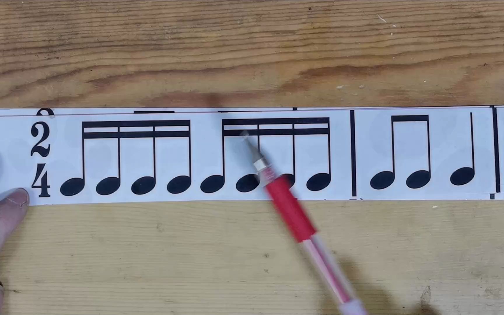 乐理:节奏视唱练习,打拍子,四分音符、八分音符、十六分音符