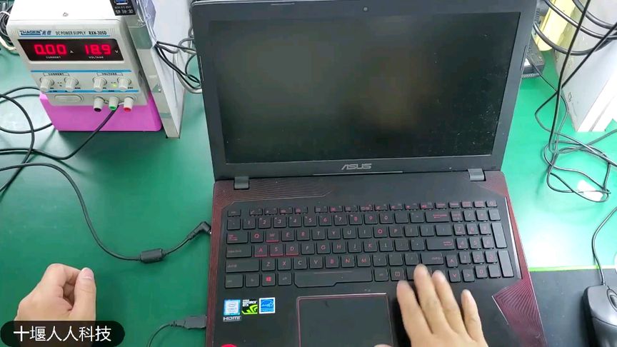 华硕飞行堡垒FZ53V笔记本键盘不能用,维修历时半个月,终于修复
