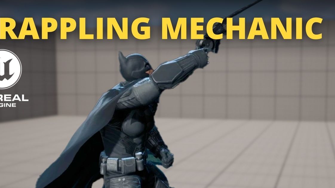 UE5教程:轻松实现蝙蝠侠抓钩机制!附项目文件下载