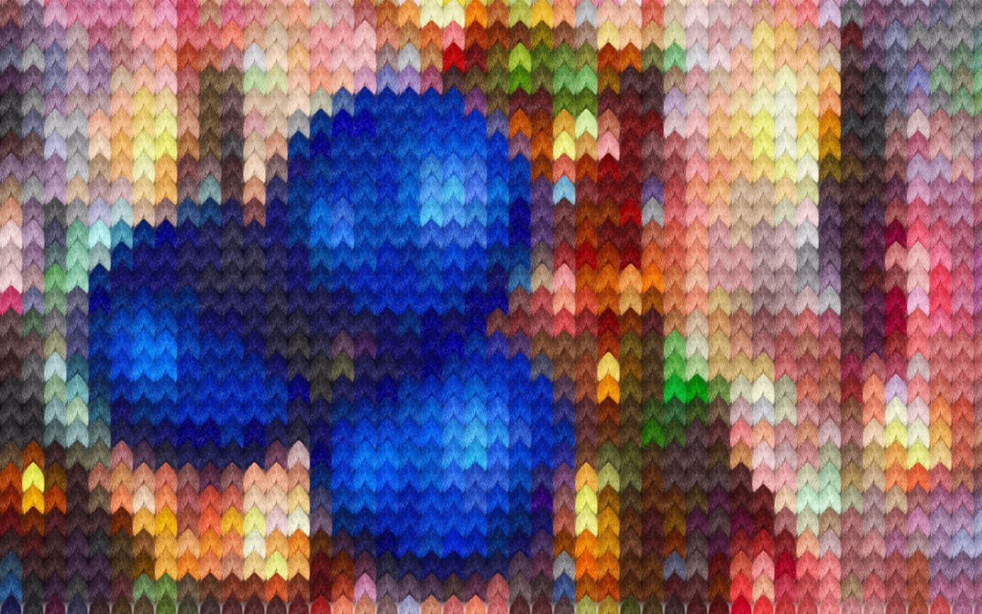 PS制作针织毛衣纹理效果