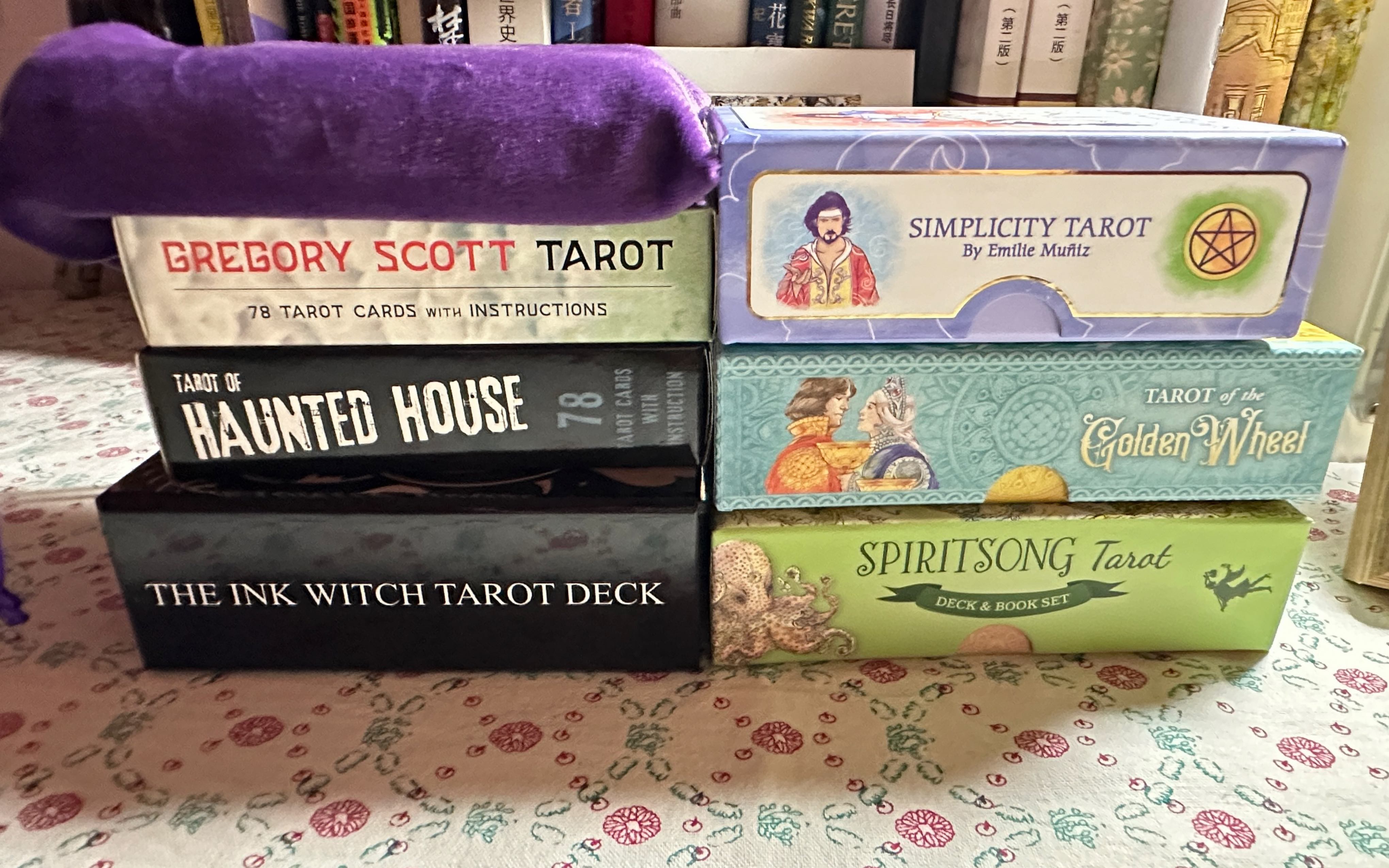 【塔罗开箱】7副塔罗牌开箱|哈利波特塔罗|Gregory塔罗|鬼屋塔罗|油墨...