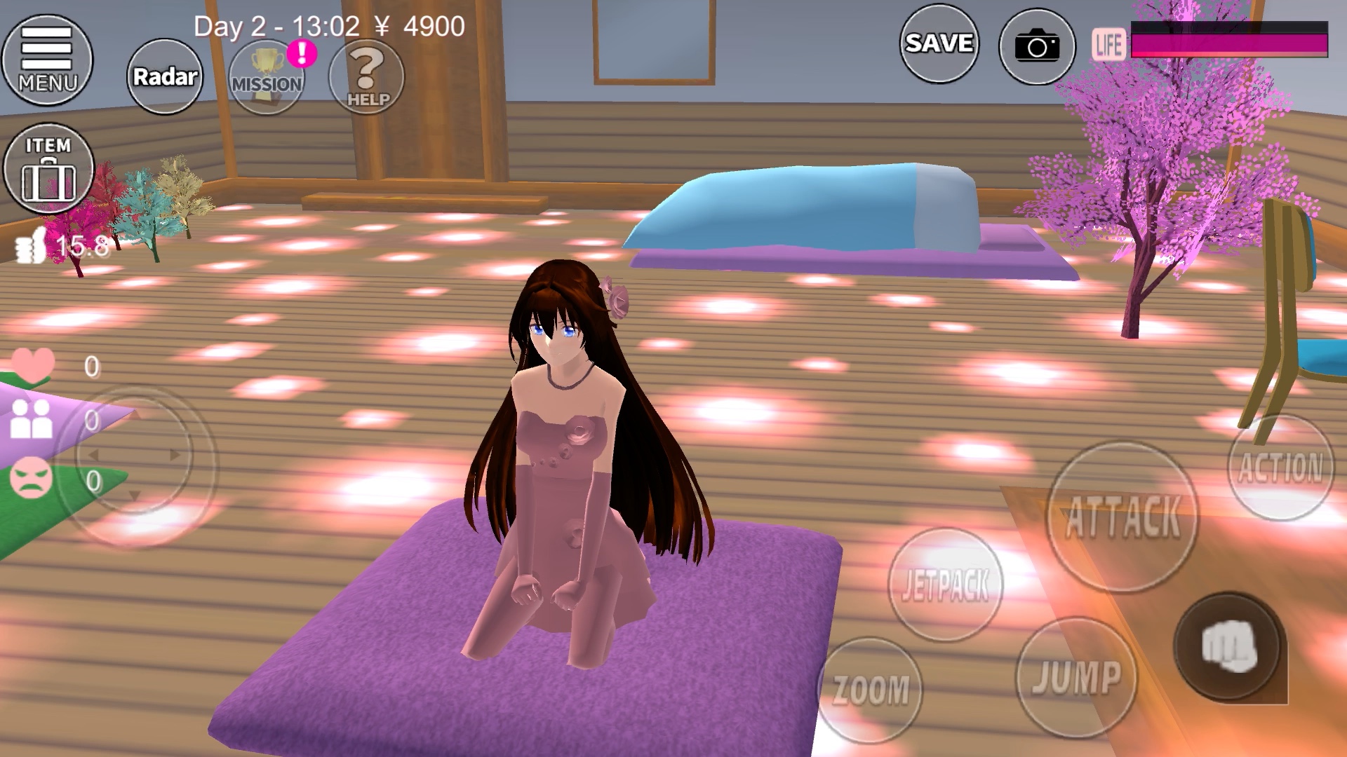 樱花校园模拟器~参观我的秘密基地