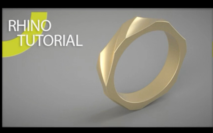 【Rhino 3D】犀牛快速建模纽带切面戒指