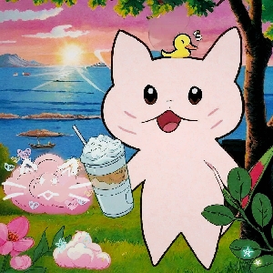 画只猫小喵 