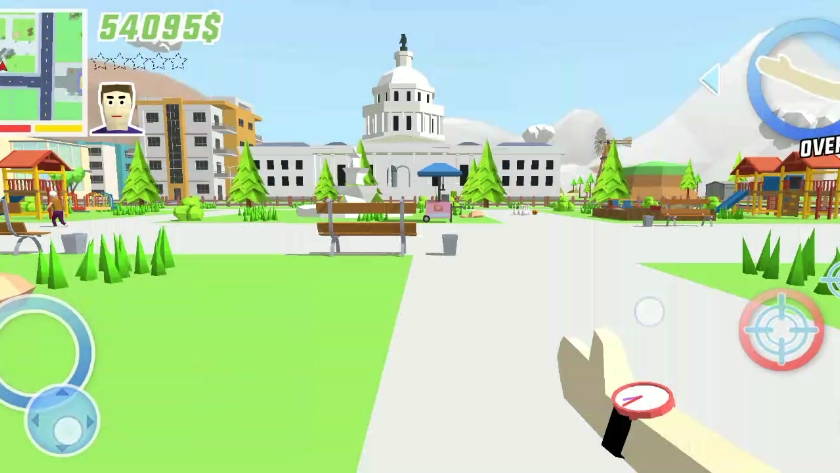 dude theft wars:老版万圣节试玩_手机游戏热门视频