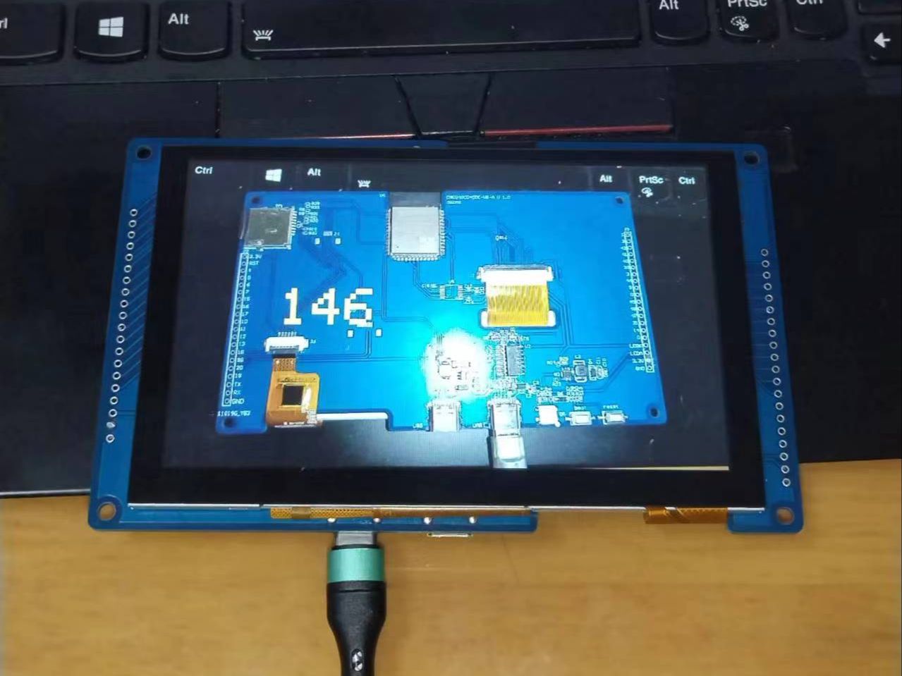 ESP32驱动RGB_LCD屏幕显示出现整体偏移或花屏,ESP官方给出的...