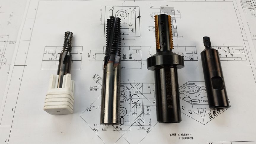 数控大赛加工技巧(9)螺纹铣刀的使用方法!