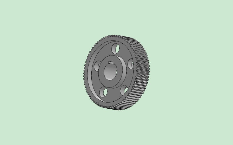 Solidworks2018齿轮实例建模,掌握周周阵列命令,避免一定要用迈迪...