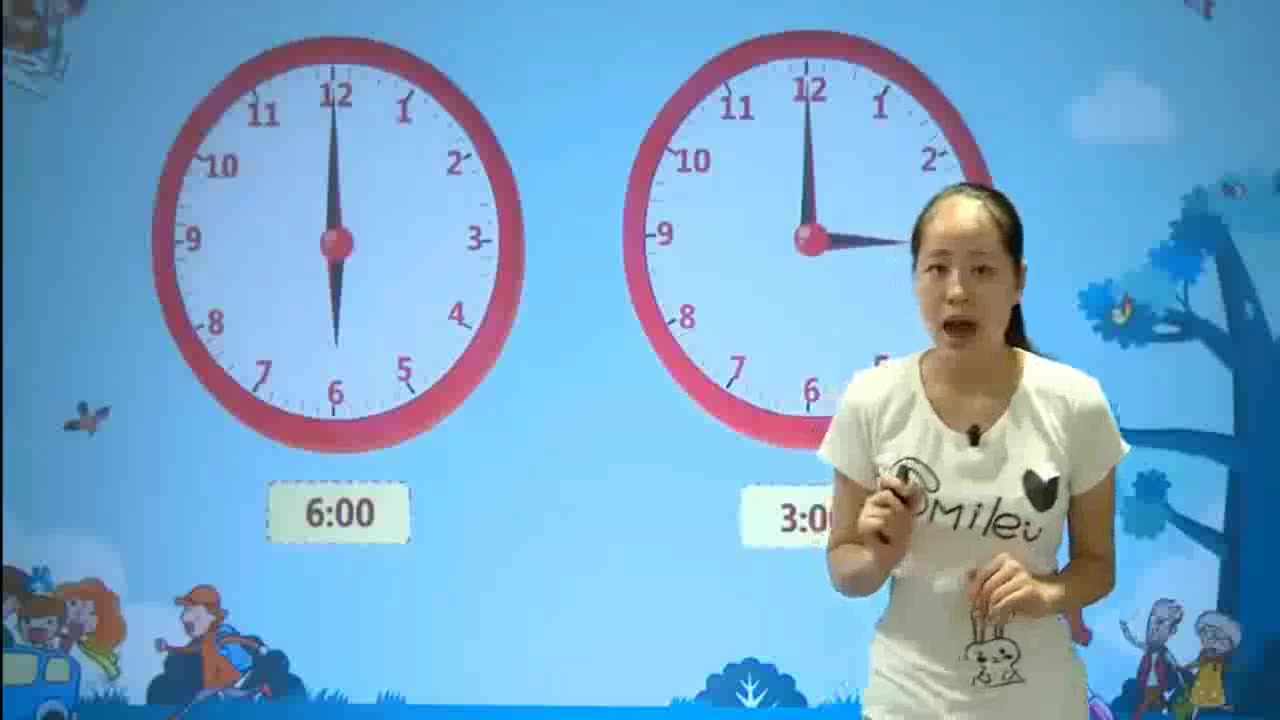 小学一年级数学:钟表的认识,巧用方法,带你轻松学会看时间