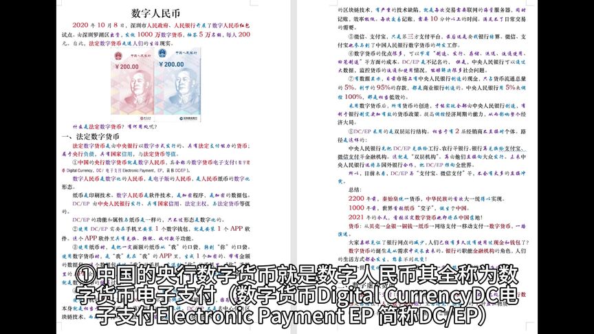 《含雪迎春》第16篇 数字人民币 #法定数字货币是由中央银行以数字...