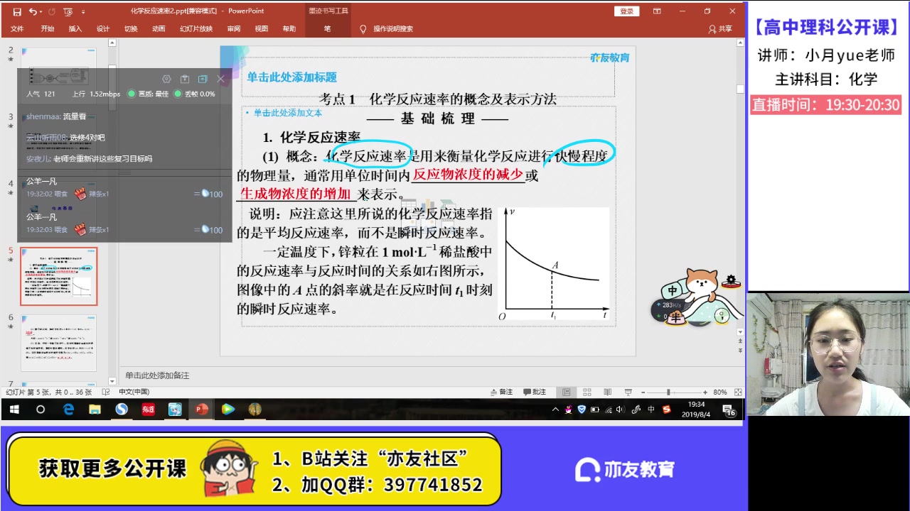 准高二化学——化学反应速率的相关概念、计算方法