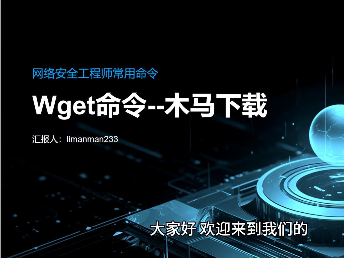 安全工程师常用命令-wget