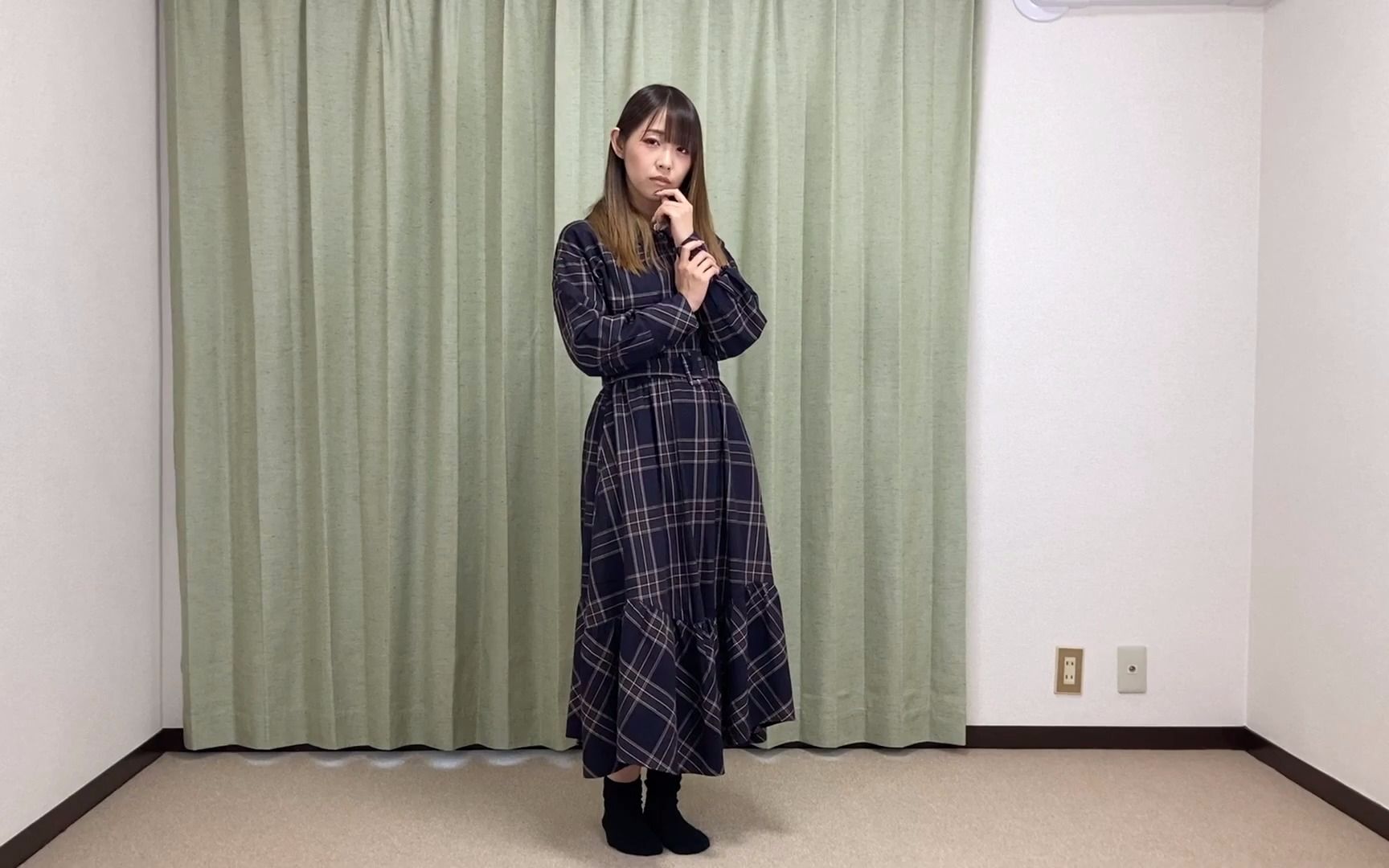 动捕演员演示游戏待机动画-女性待机