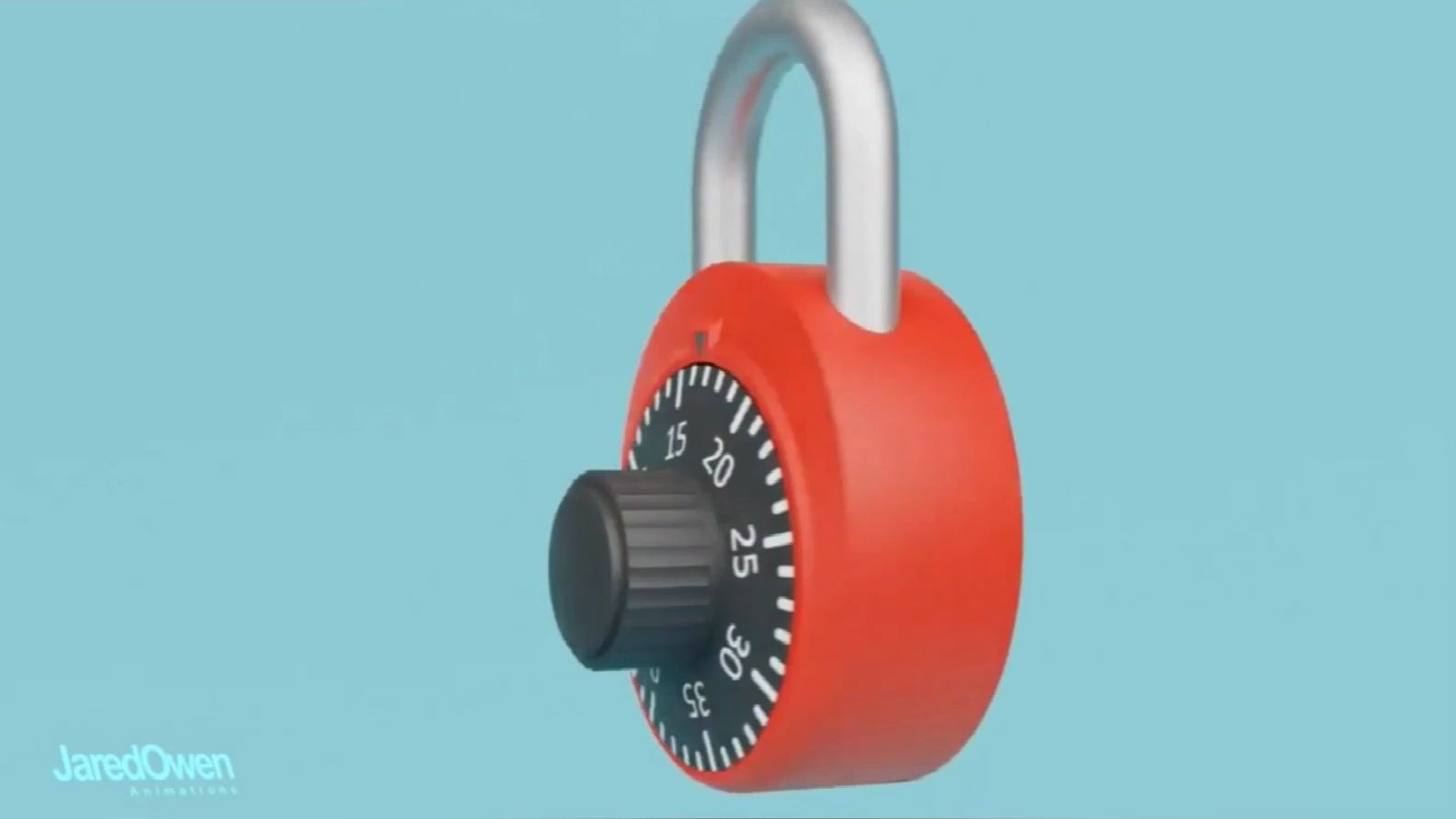 动画演示密码锁结构原理