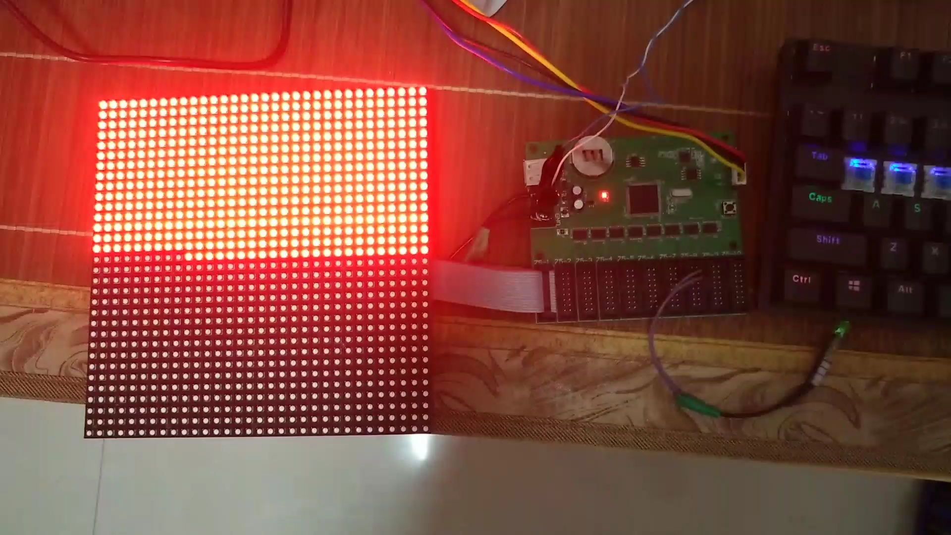 STM32H7B0VBT6驱动HUB75接口全彩点阵屏