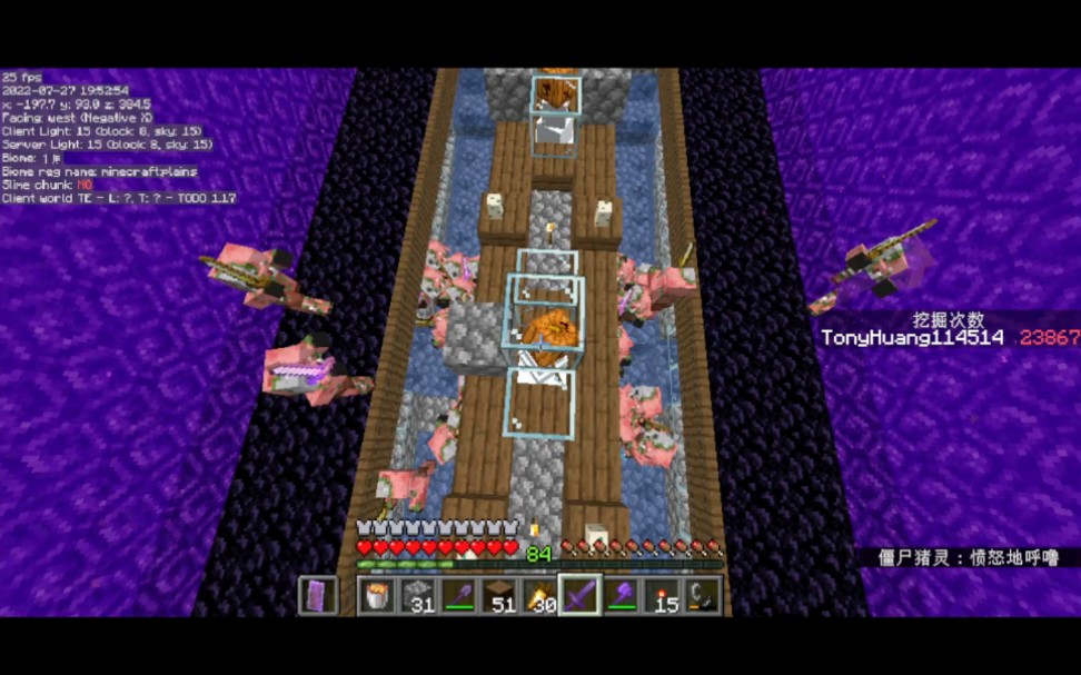 Minecraft Java版1.18.2 猪人塔_手机游戏热门视频