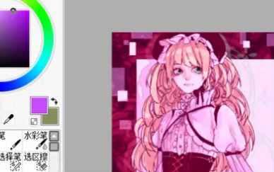 【SAI】简单粗暴的绘画过程!【好几天不画画都不会画了QAQ随便涂涂