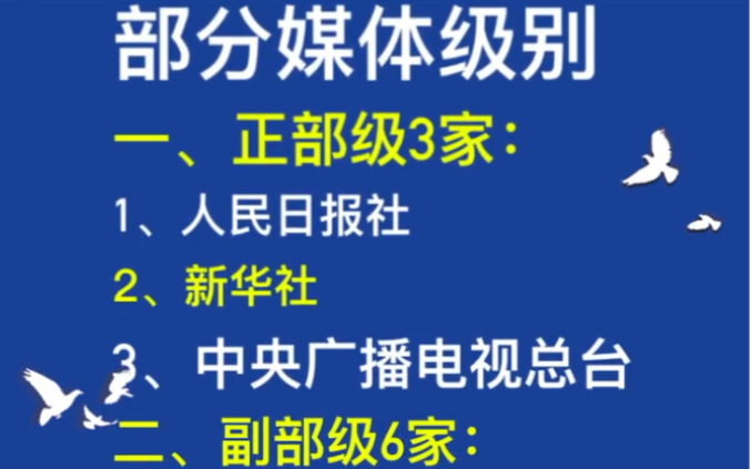 部分媒体级别,非常不错的!