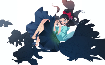 ...板绘PS教程|日系插画单景画全景画|插画的表达方式|插画师是怎么...
