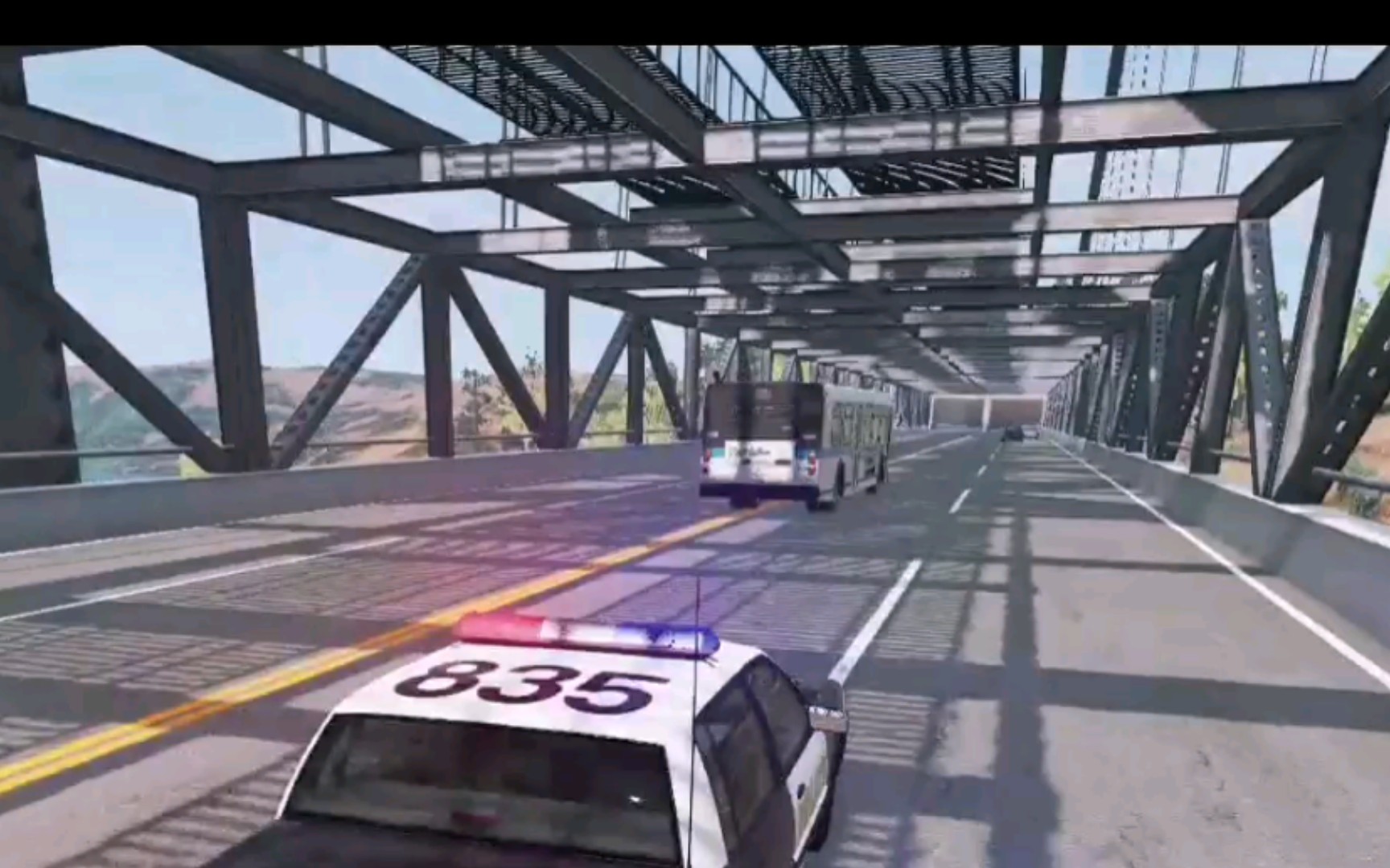 BeamNG 【车祸模拟器】被通缉的公交