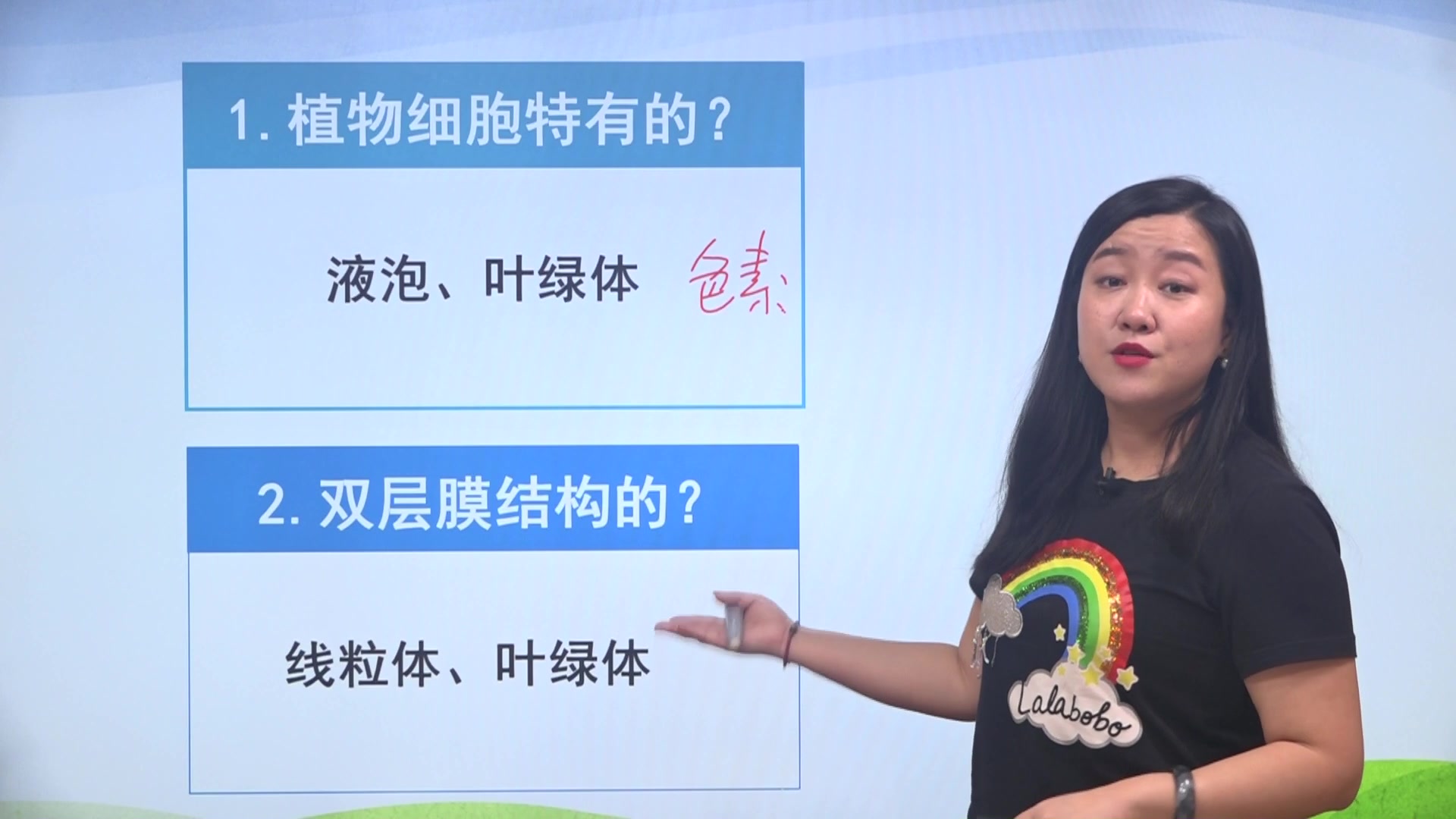 翟思茗-高中生物必修1必看知识点总结-各种细胞器
